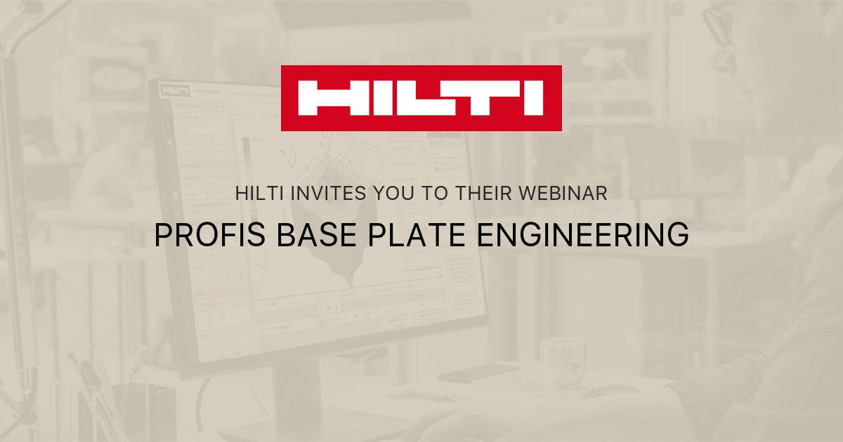 PROFIS BASE PLATE ENGINEERING | Hilti