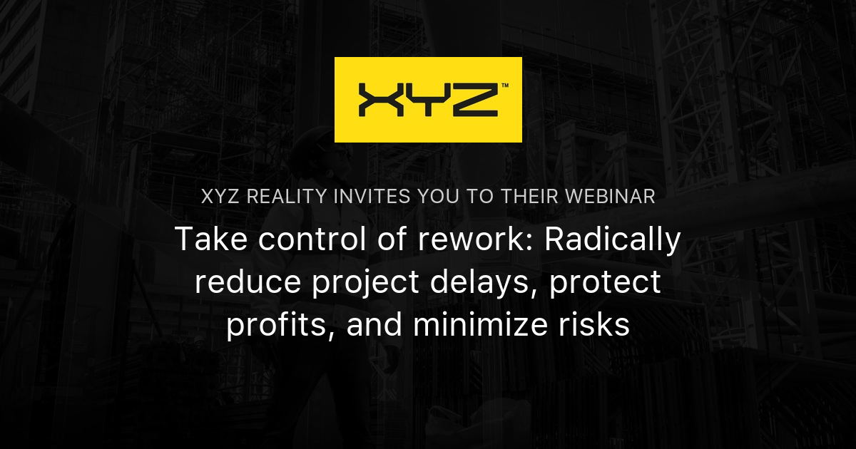 Take Control Of Rework Radically Reduce Project Delays Protect Profits And Minimize Risks
