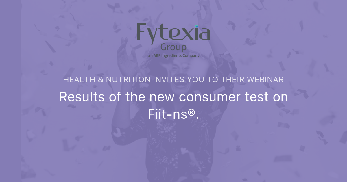 Results of the new consumer test on Fiit-ns®. | FYTEXIA