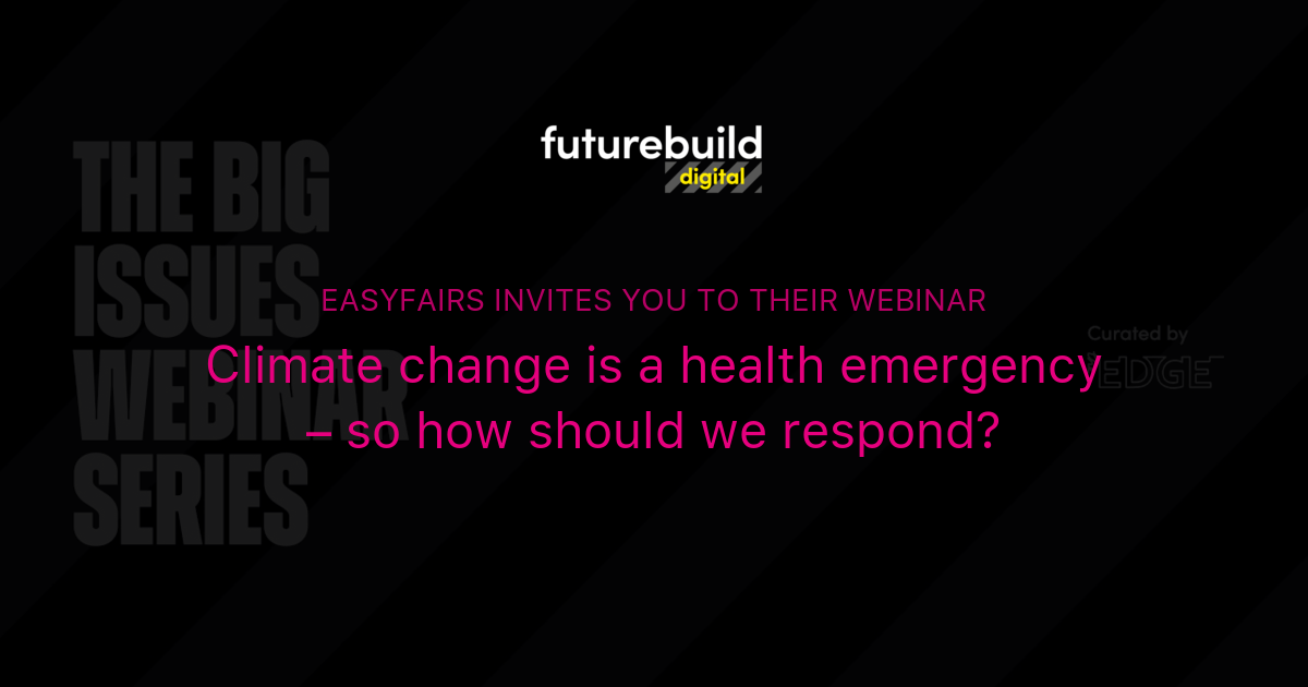 Climate change is a health emergency – so how should we respond ...
