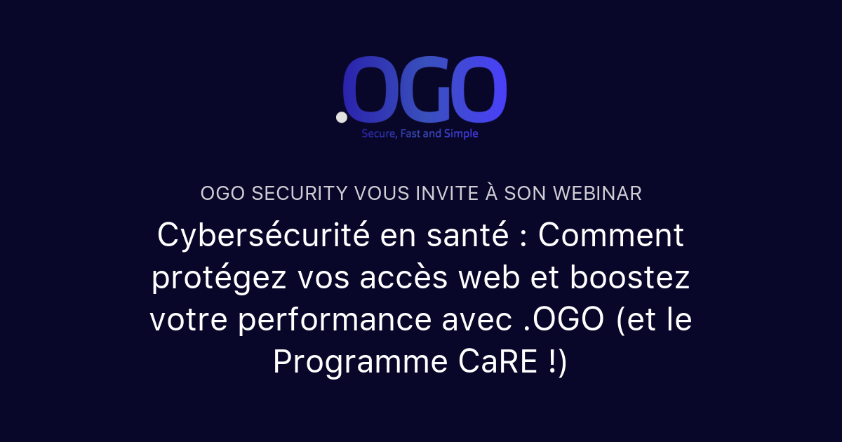 Cybersécurité en santé : Comment protégez vos accès web et boostez ...