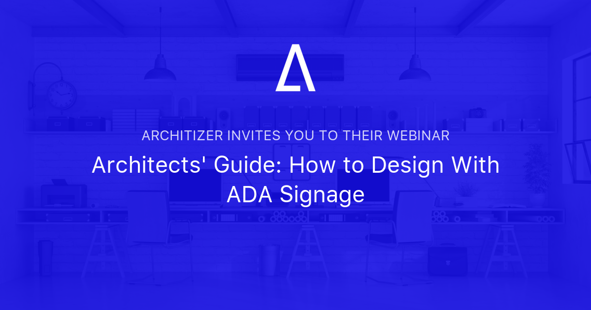 Architects' Guide: How to Design With ADA Signage | Architizer