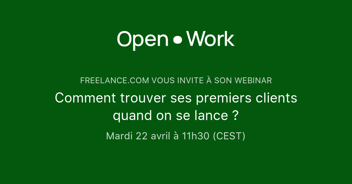 Comment trouver ses premiers clients ? | Freelance.com