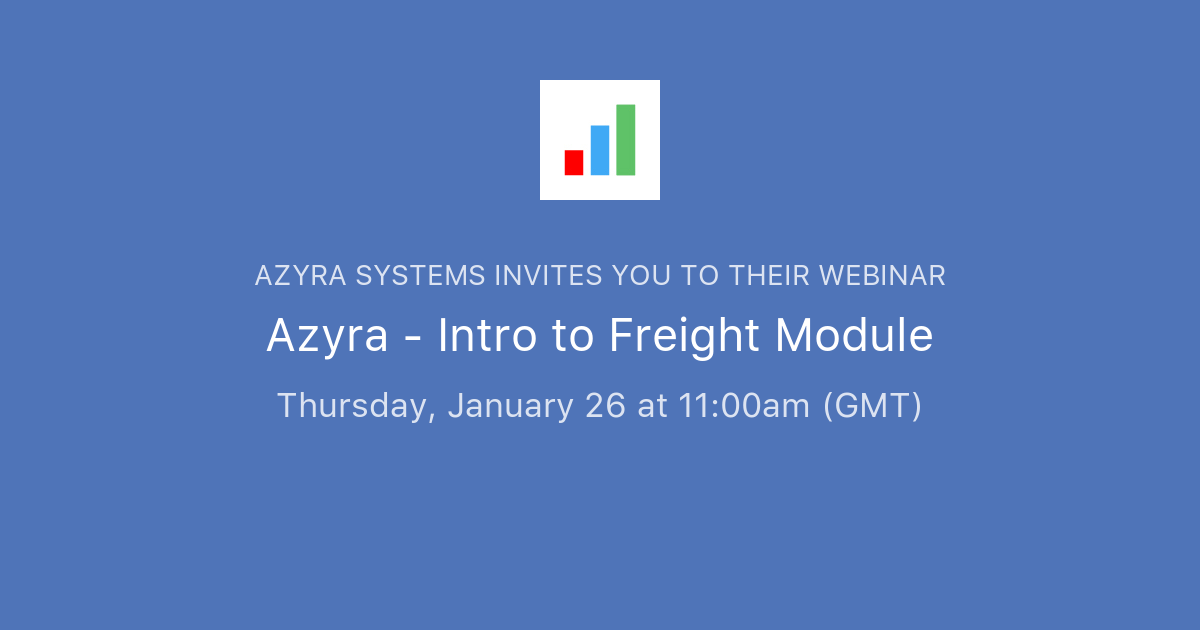 Azyra - Intro to Freight Module | Azyra Systems