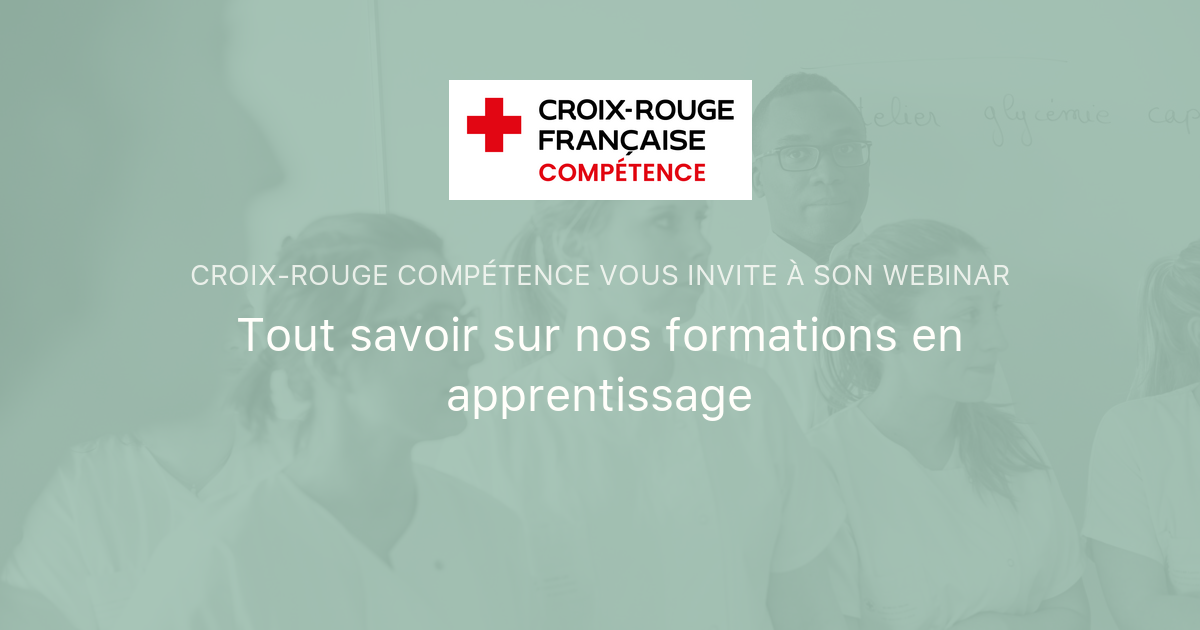 Tout savoir sur nos formations en apprentissage | Croix-Rouge Compétence