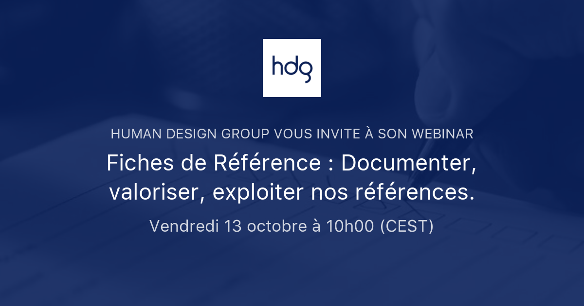 Fiches de Référence : Documenter, valoriser, exploiter nos références ...