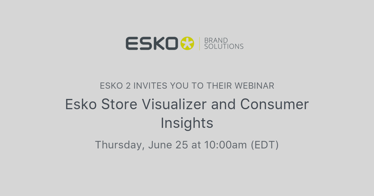 Esko Store Visualizer and Consumer Insights | Esko