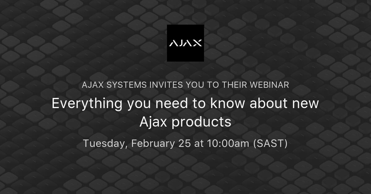 Everything you need to know about new Ajax products | Ajax Systems
