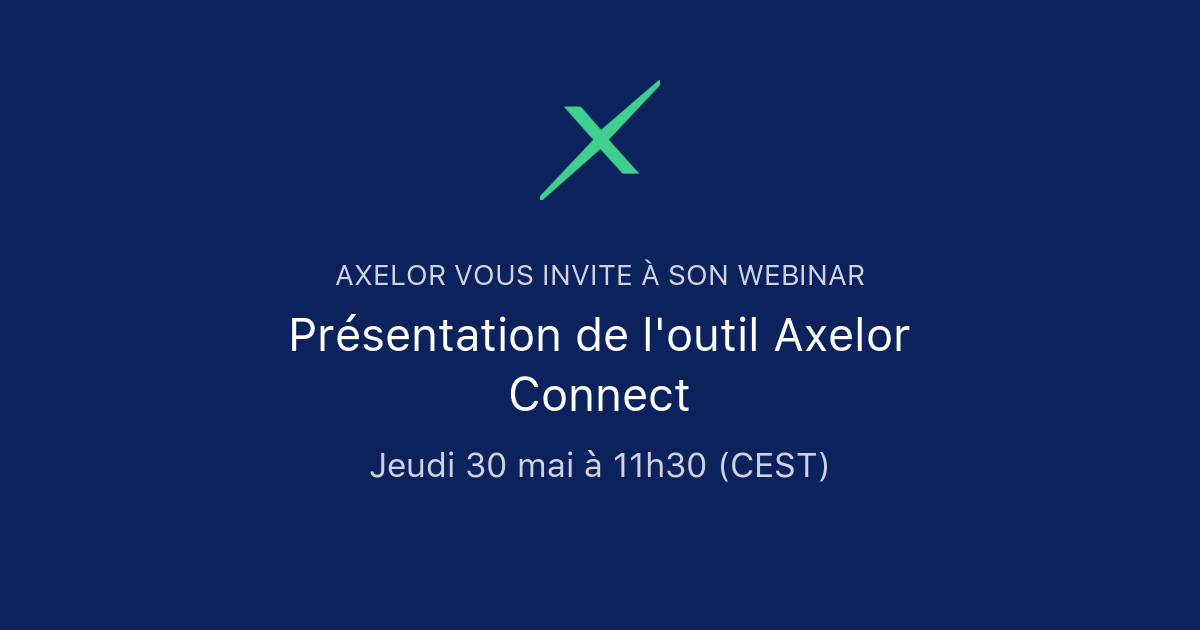 Présentation de l'outil Axelor Connect | Axelor