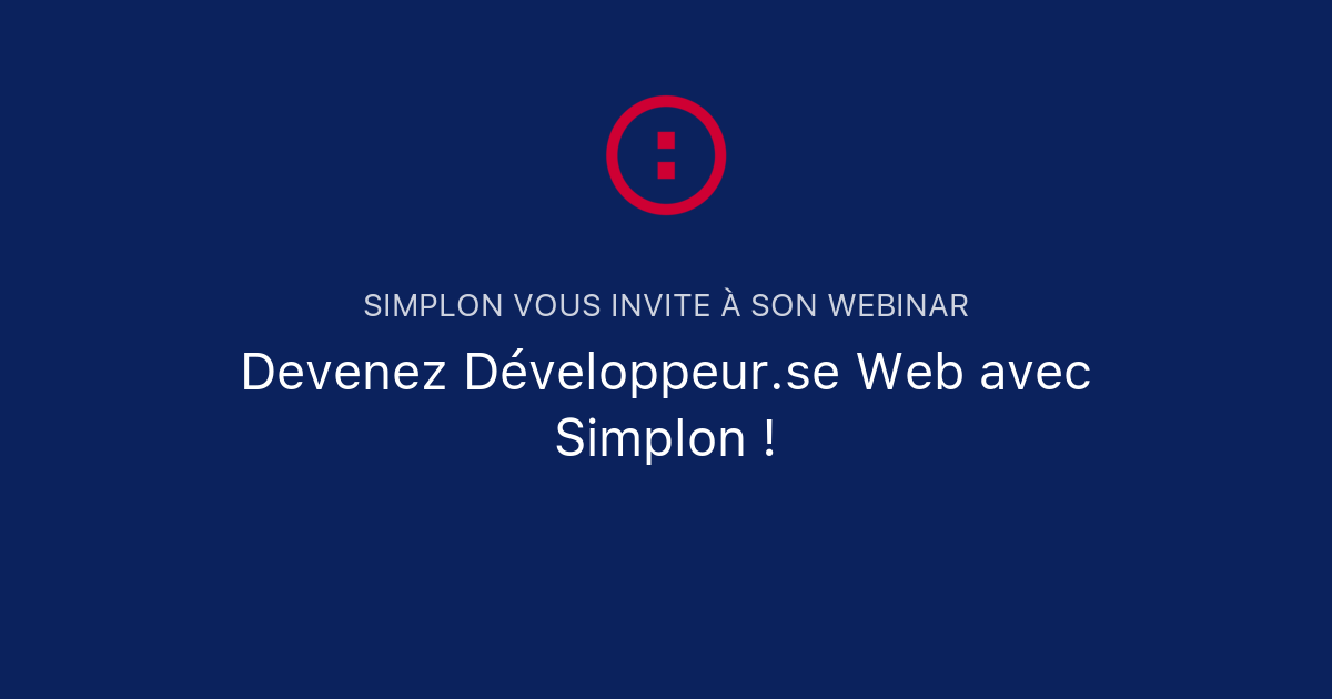 Devenez Développeur.se Web avec Simplon ! | Simplon
