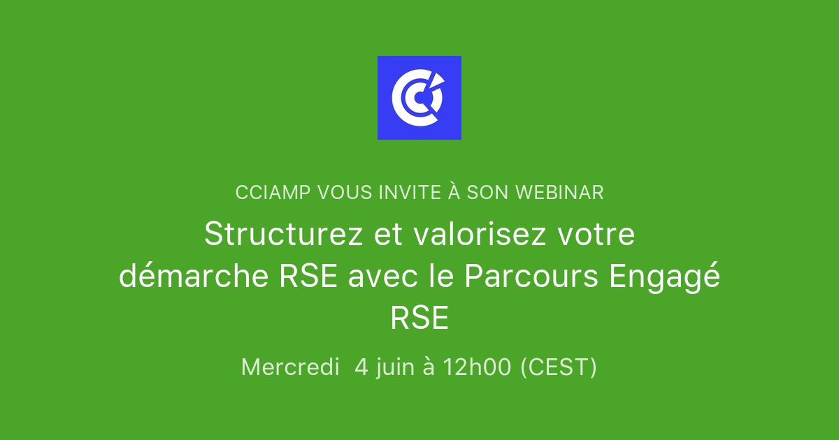 Structurez et valorisez votre démarche RSE avec le Parcours Engagé RSE ...