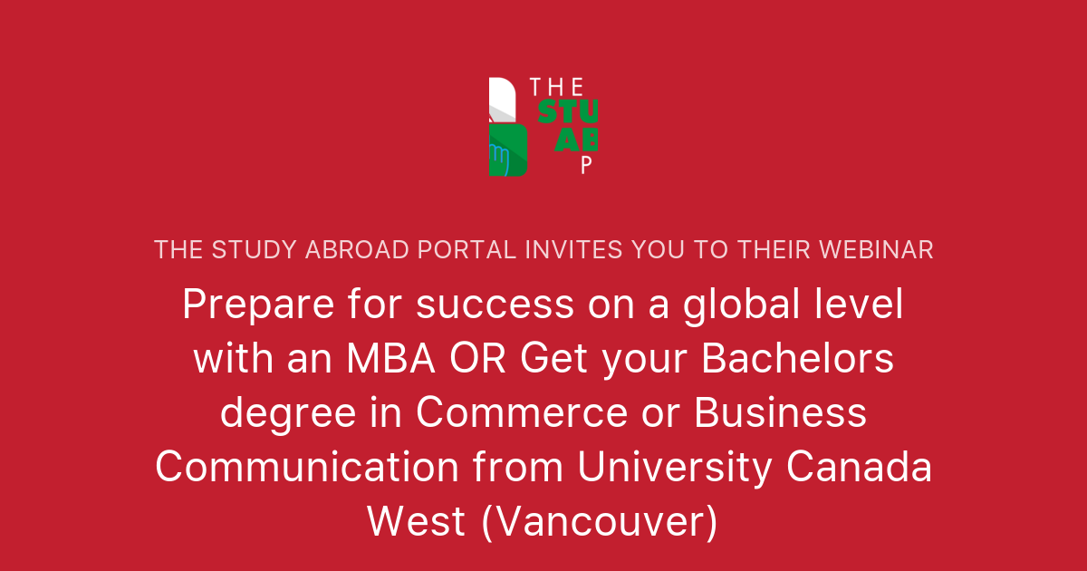 Prepare for success on a global level with an MBA OR Get your Bachelors ...