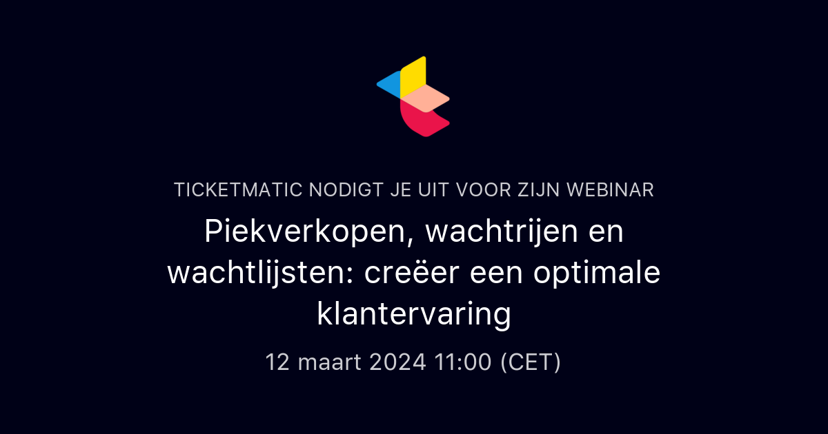 Piekverkopen, wachtrijen en wachtlijsten: creëer een optimale klantervaring | ticketmatic