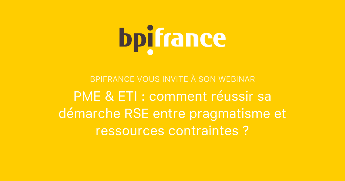 PME & ETI : comment réussir sa démarche RSE entre pragmatisme et ...