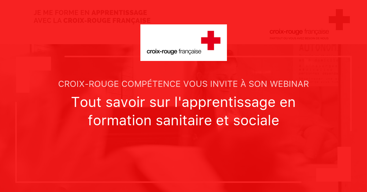 Tout savoir sur l'apprentissage en formation sanitaire et sociale | Croix-Rouge Compétence
