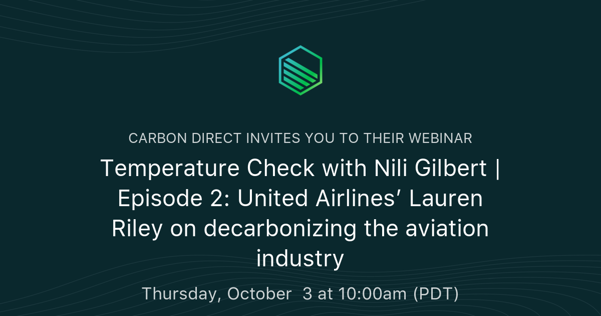 Temperature Check with Nili Gilbert | Episode 2: United Airlines ...