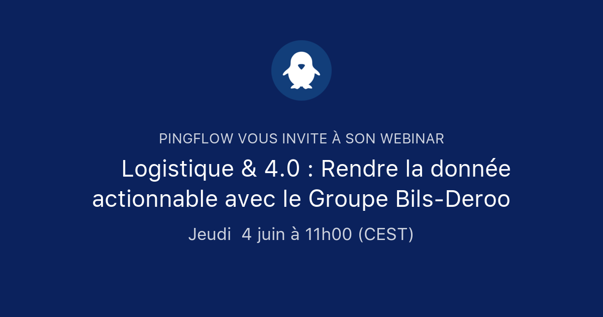 📦 Logistique & 4.0 : Rendre la donnée actionnable avec le Groupe Bils ...