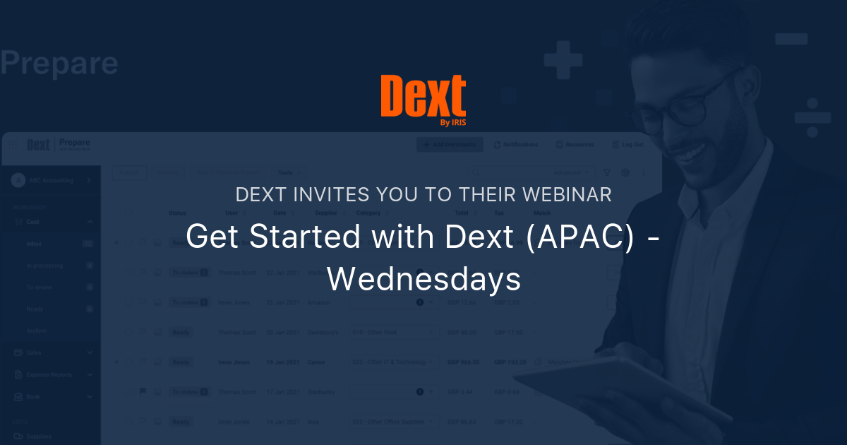 Get Started with Dext (APAC) - Wednesdays | Dext