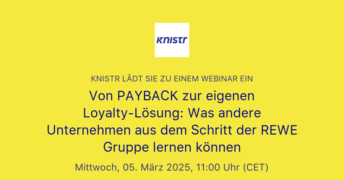 Von PAYBACK zur eigenen Loyalty-Lösung: Was andere Unternehmen aus dem ...