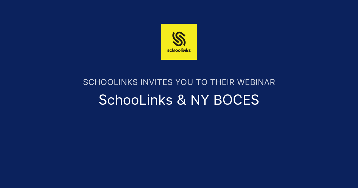 SchooLinks & NY BOCES | SchooLinks