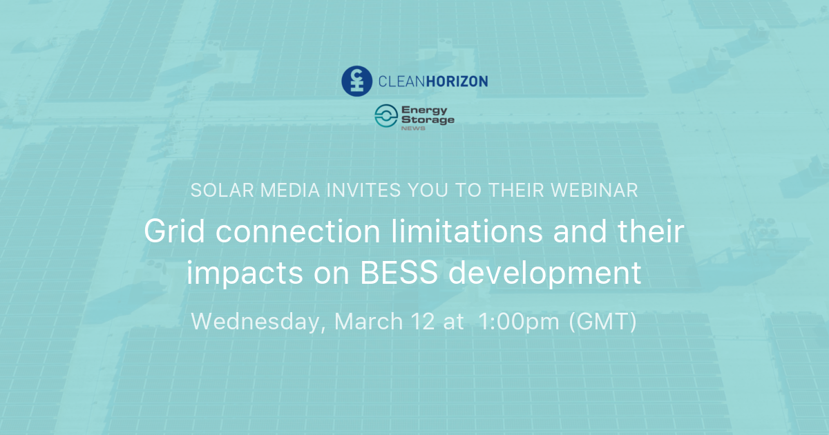 Grid connection limitations and their impacts on BESS development ...