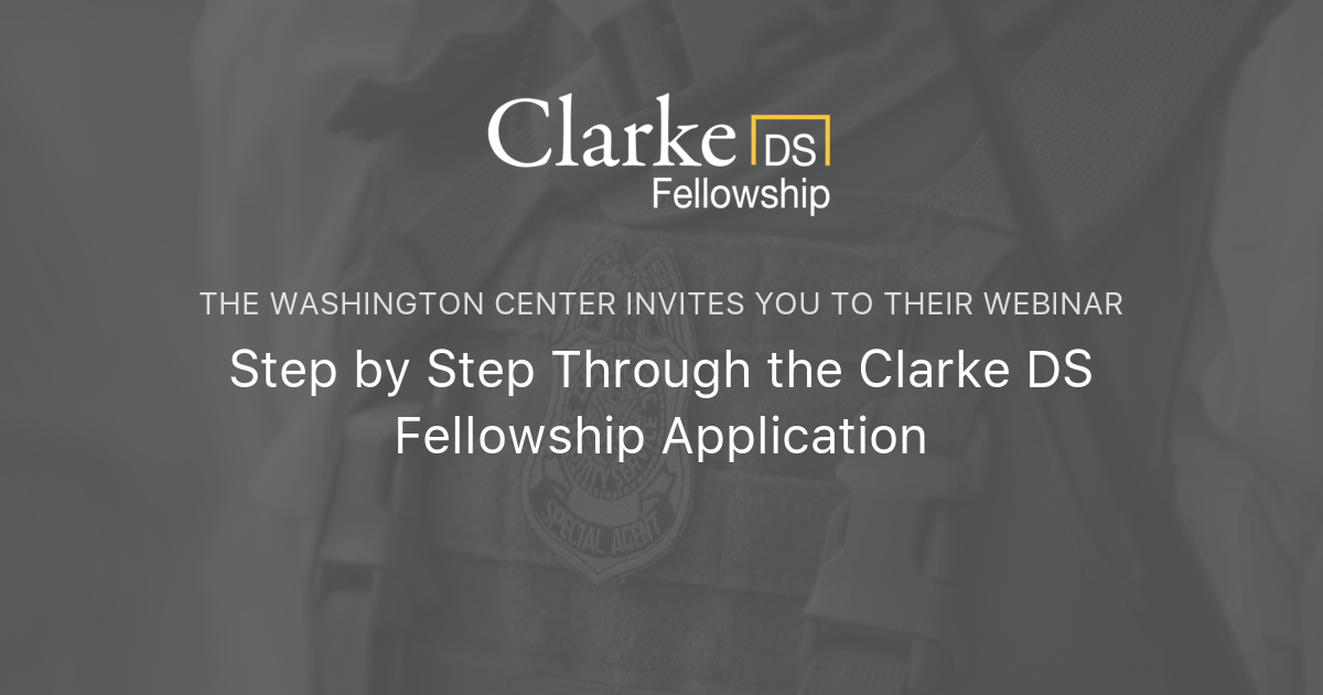Step by Step Through the Clarke DS Fellowship Application | The ...