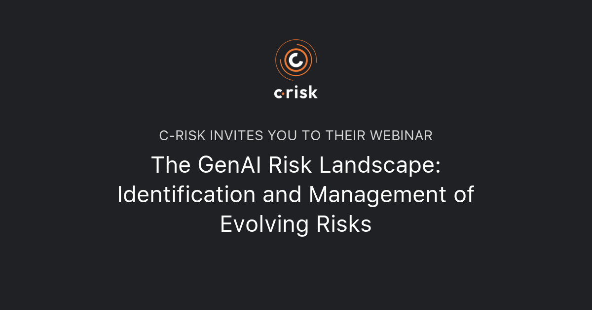 The GenAI Risk Landscape: Identification and Management of Evolving ...