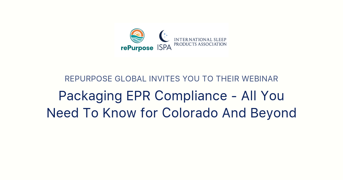 Packaging EPR Compliance - All You Need To Know for Colorado And Beyond | rePurpose Global