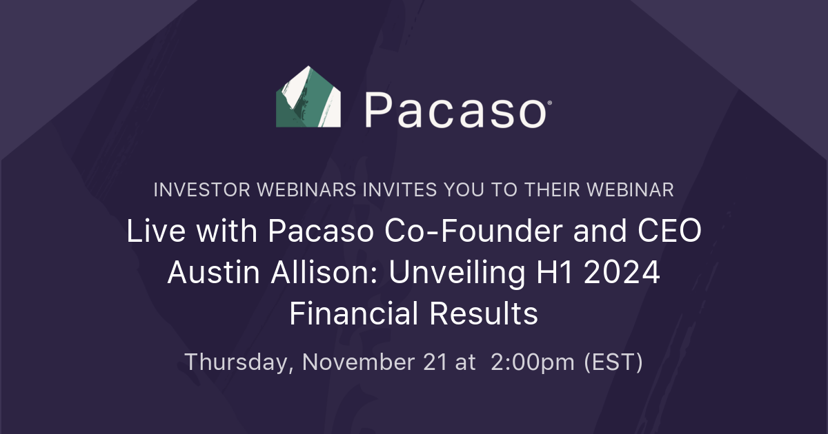 Live with Pacaso Co-Founder and CEO Austin Allison: Unveiling H1 2024 ...