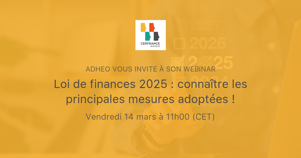 Loi de finances 2025 : connaître les principales mesures adoptées ...