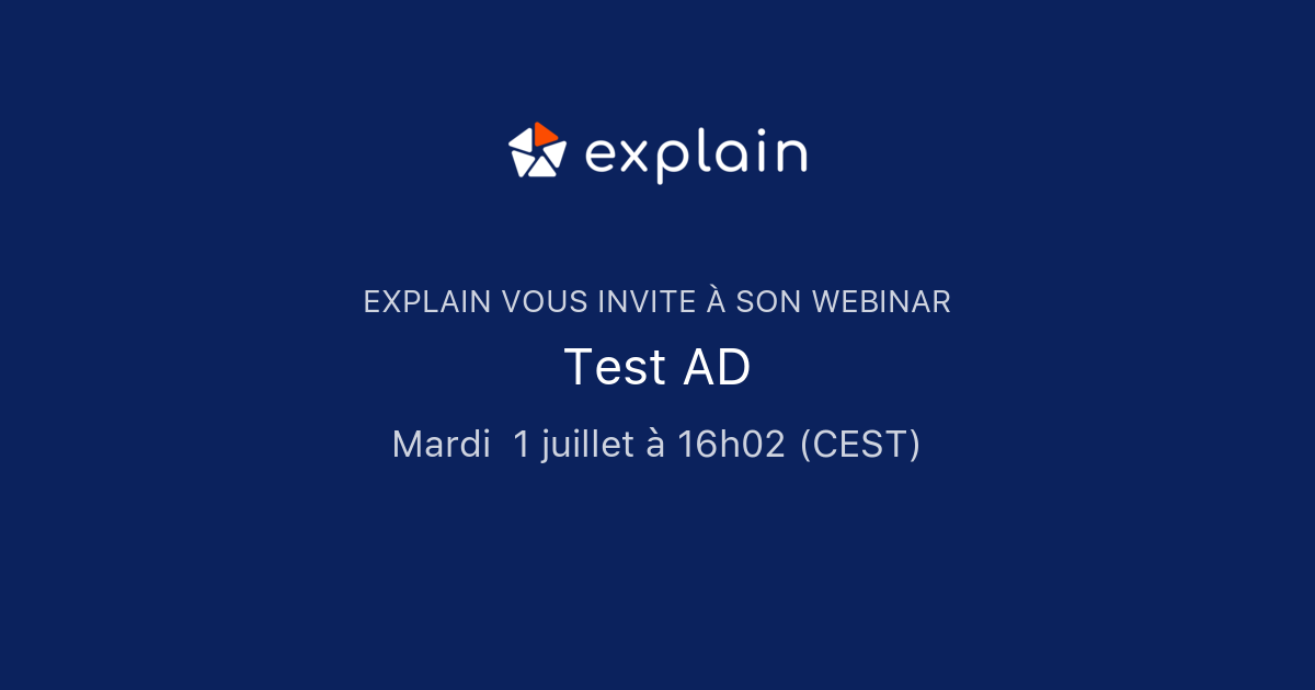 Test AD | Explain