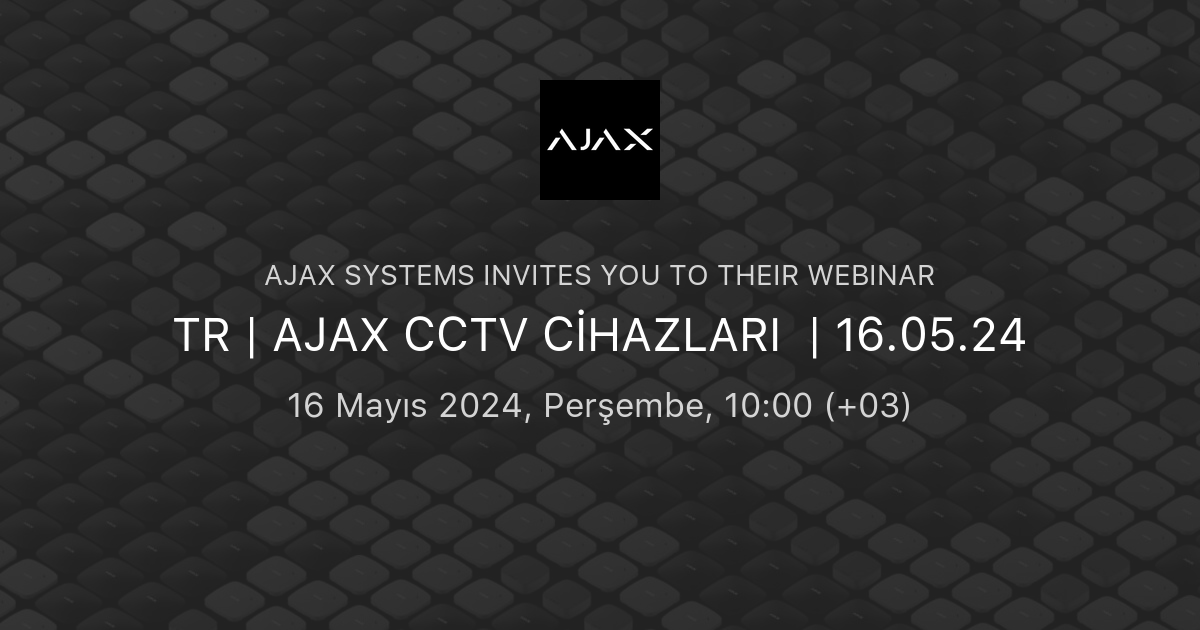 Tr Ajax Cctv Cİhazlari 160524 Ajax Systems