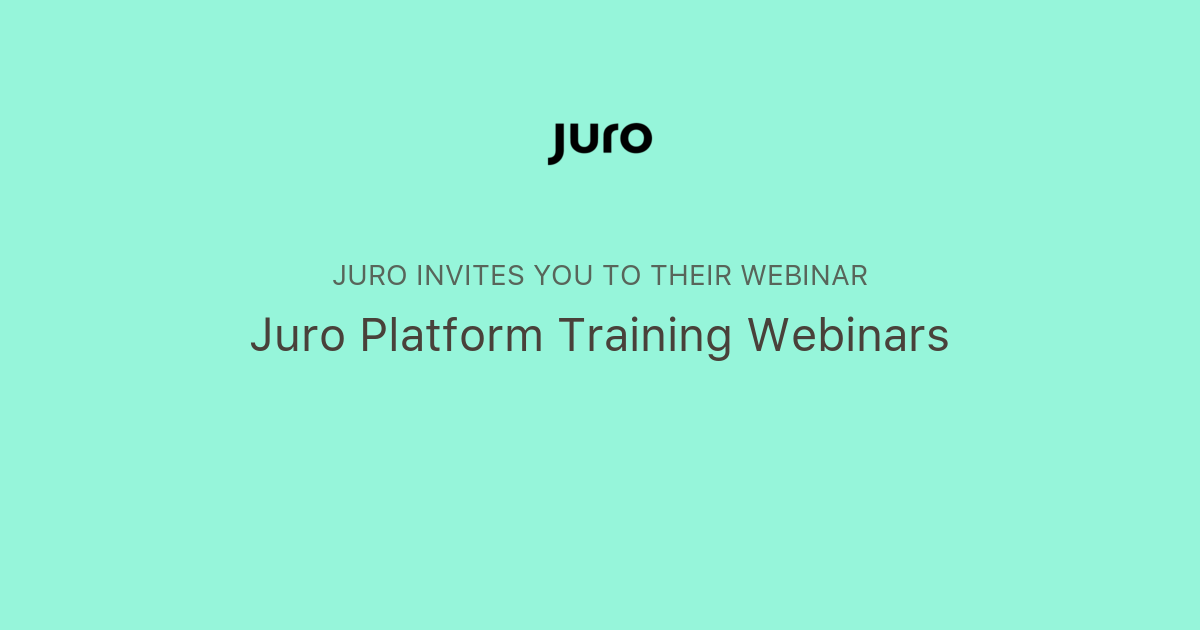 Admin Training ⚖️ | Juro