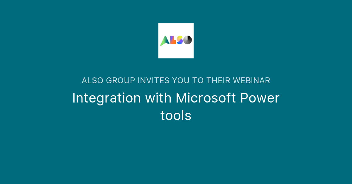 Integration with Microsoft Power tools | ALSO Group