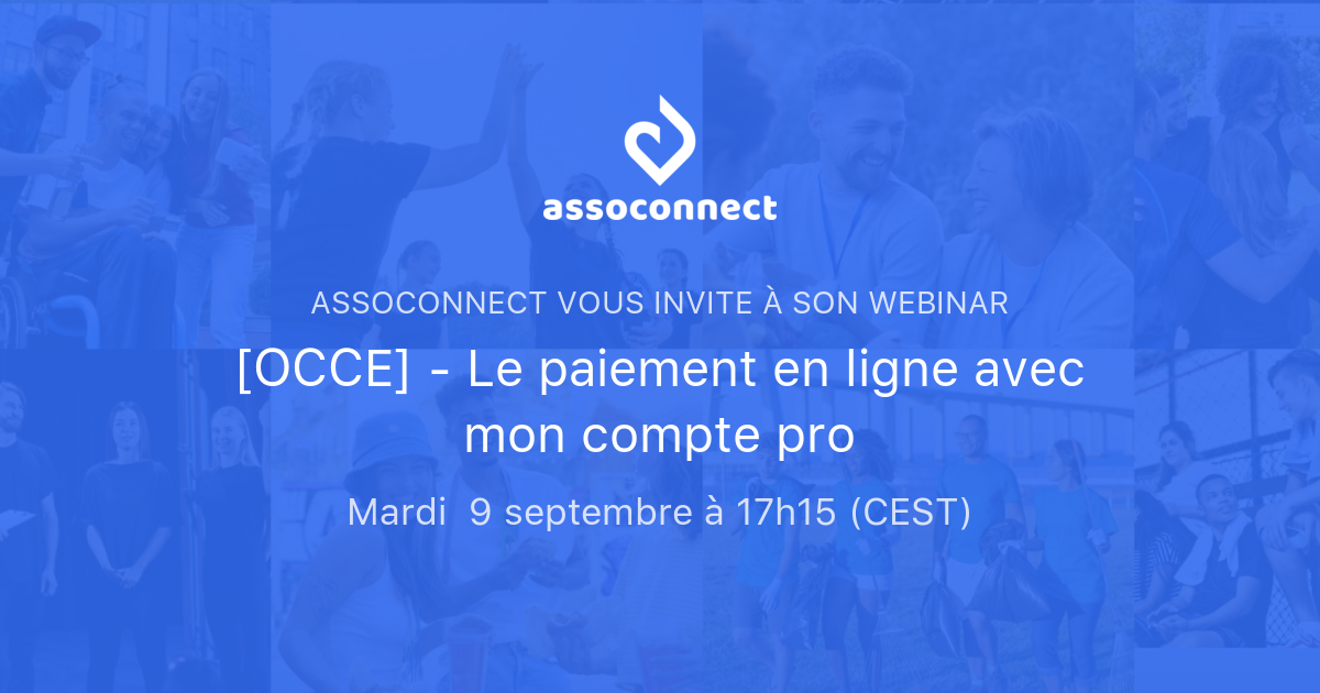 [OCCE] - Le paiement en ligne avec mon compte pro | AssoConnect