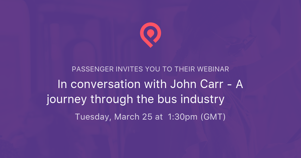 In conversation with John Carr - A journey through the bus industry 🚌 🚀 ...