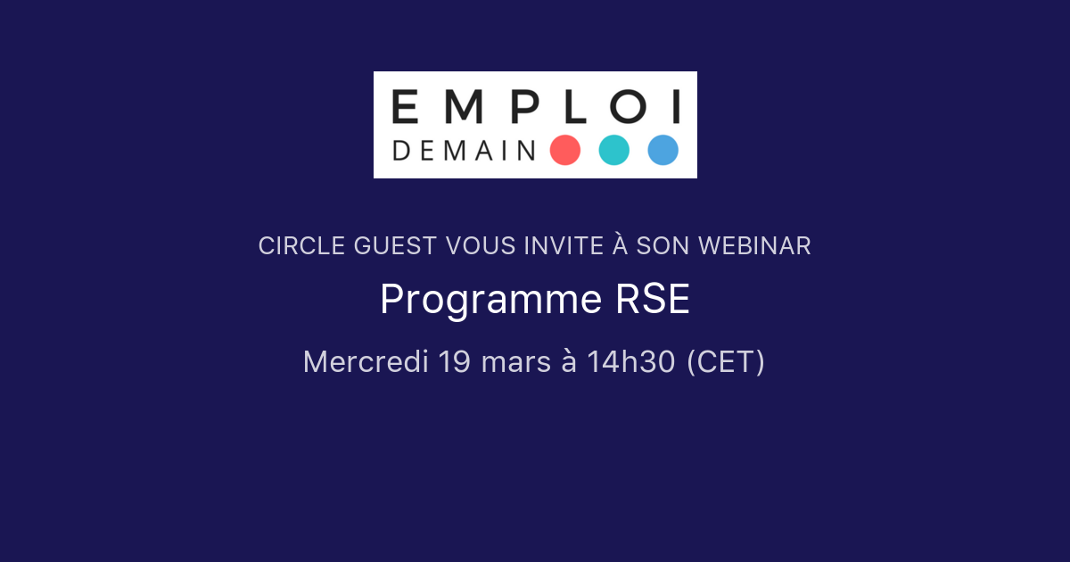 Programme RSE | Circle Guest