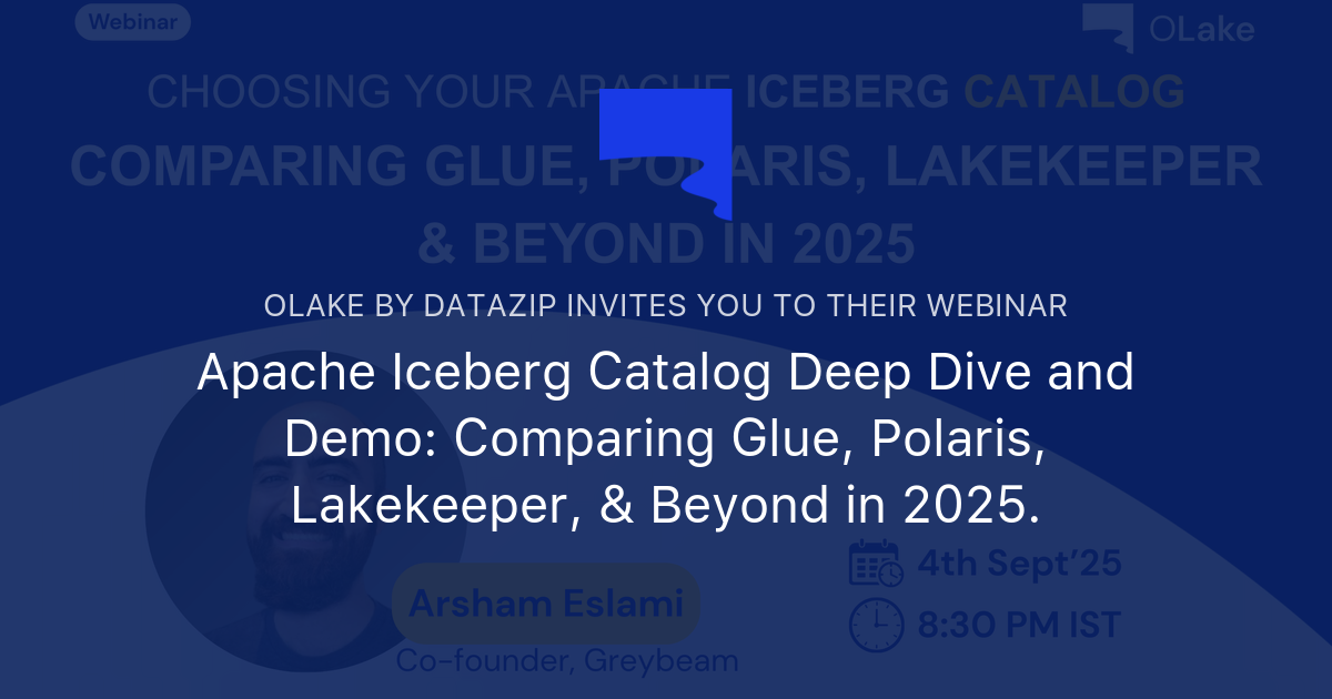 Apache Iceberg Catalog Deep Dive and Demo: Comparing Glue, Polaris ...