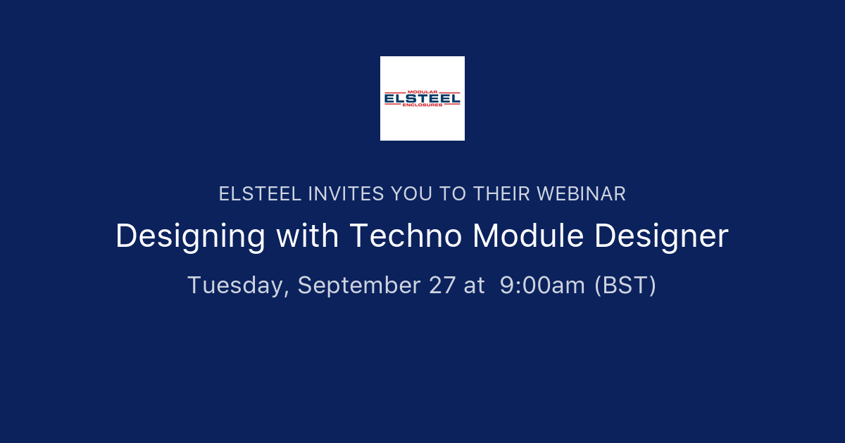 Designing with Techno Module Designer | Elsteel
