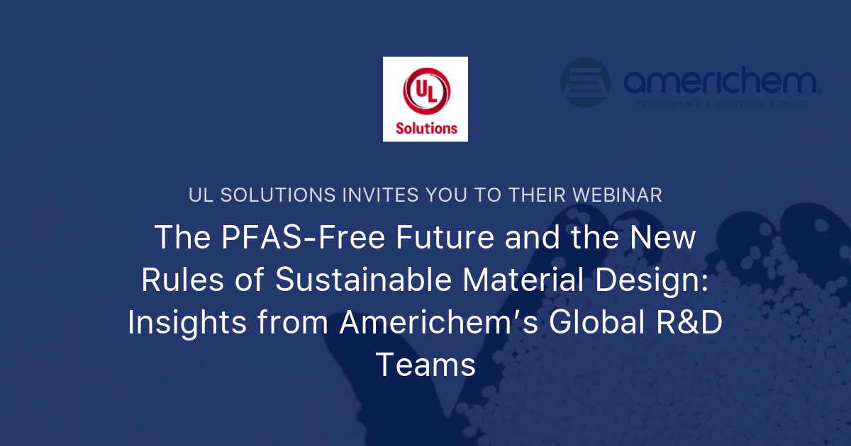 The PFAS-Free Future and the New Rules of Sustainable Material Design ...