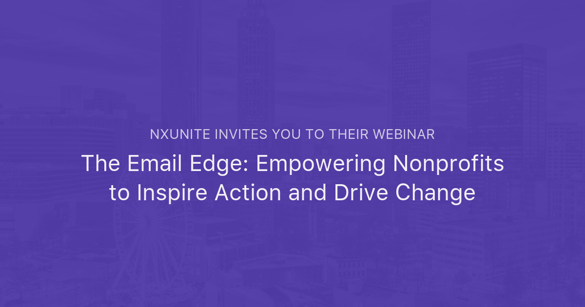 The Email Edge: Empowering Nonprofits to Inspire Action and Drive ...