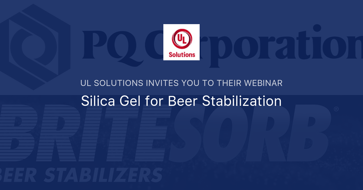 Silica Gel for Beer Stabilization | UL Solutions