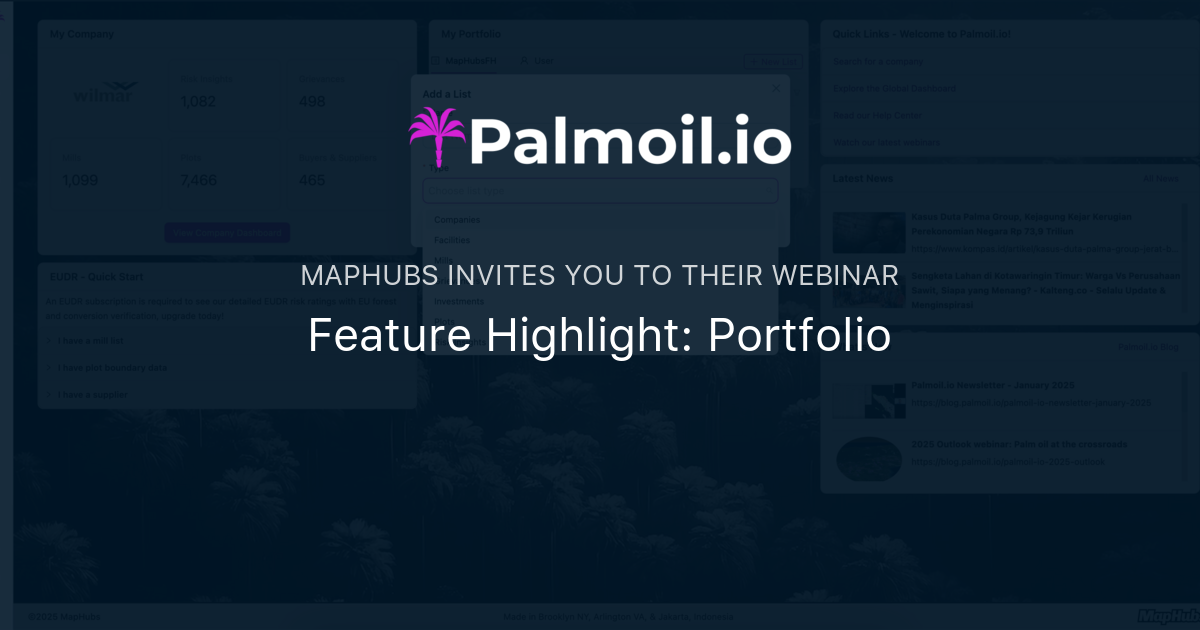 Feature Highlight: Portfolio | MapHubs