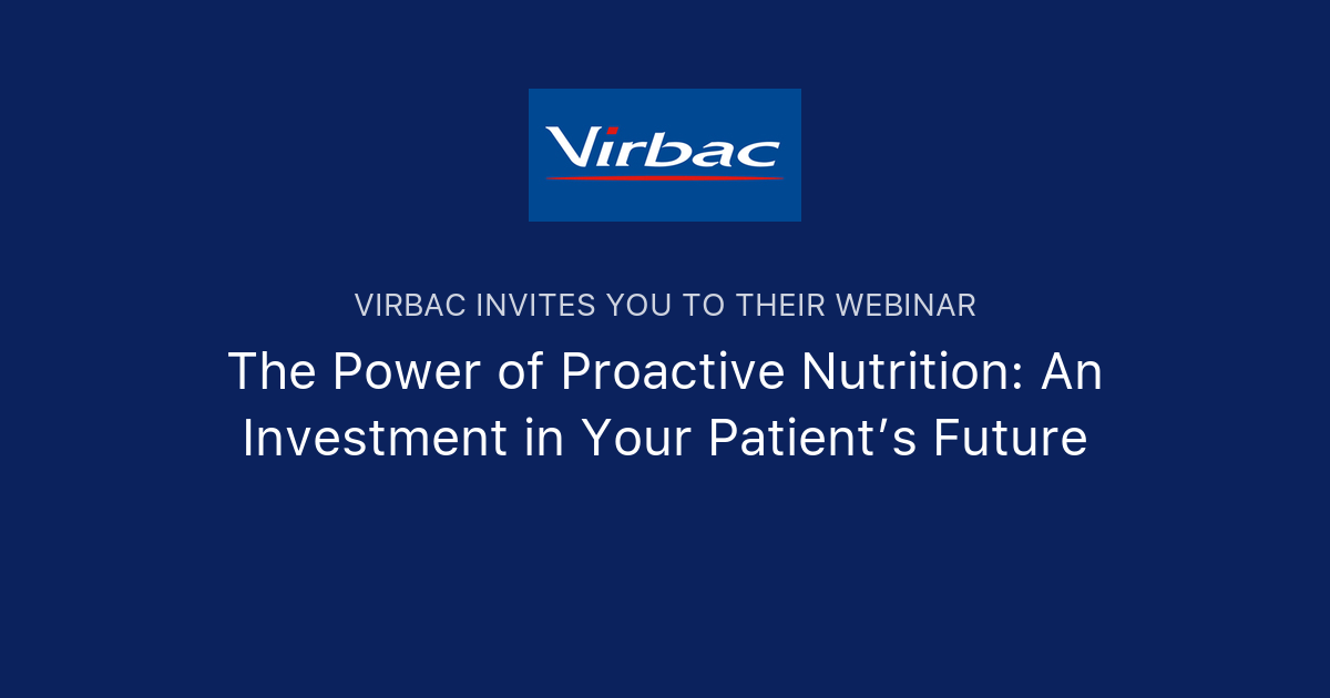 The Power of Proactive Nutrition: An Investment in Your Patient’s ...