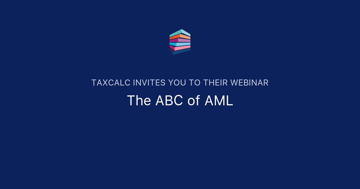 The ABC of AML | TaxCalc