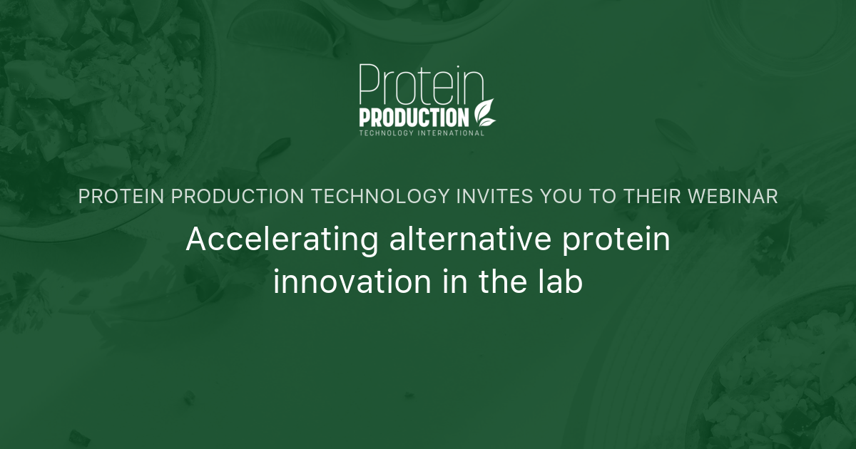 Accelerating alternative protein innovation in the lab | Protein ...