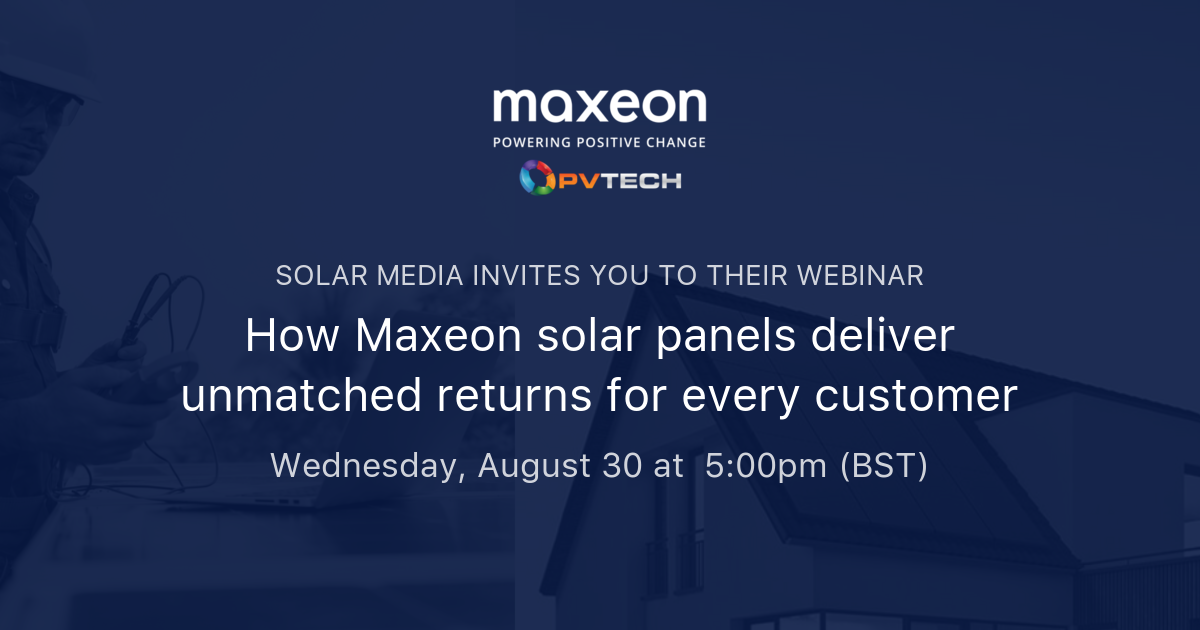 How Maxeon solar panels deliver unmatched returns for every customer ...