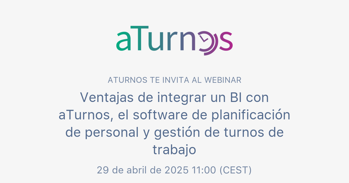 Ventajas de integrar un BI con aTurnos, el software de planificación de ...