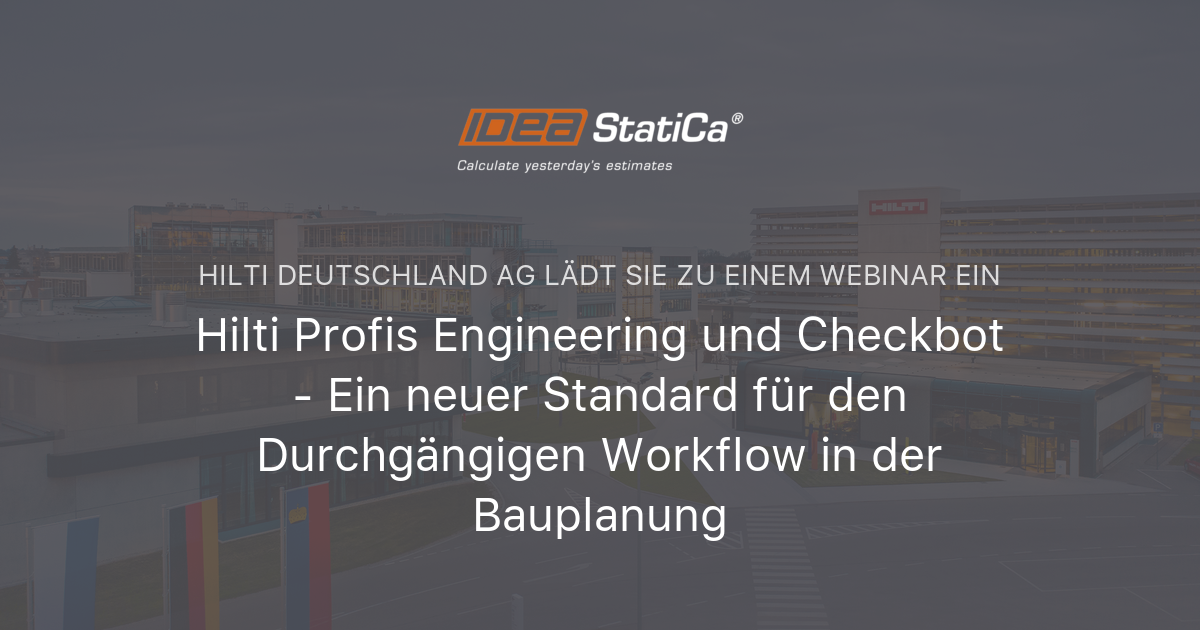 Hilti Profis Engineering und Checkbot - Ein neuer Standard für den ...