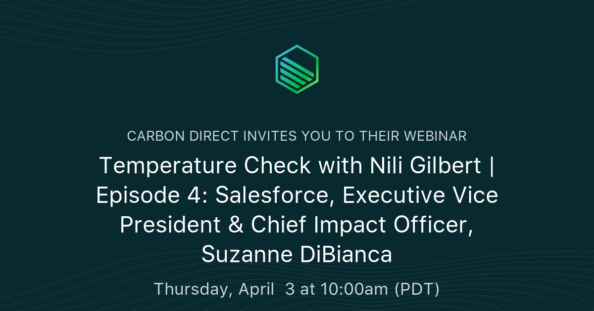 Temperature Check with Nili Gilbert | Episode 4: Salesforce, Executive ...